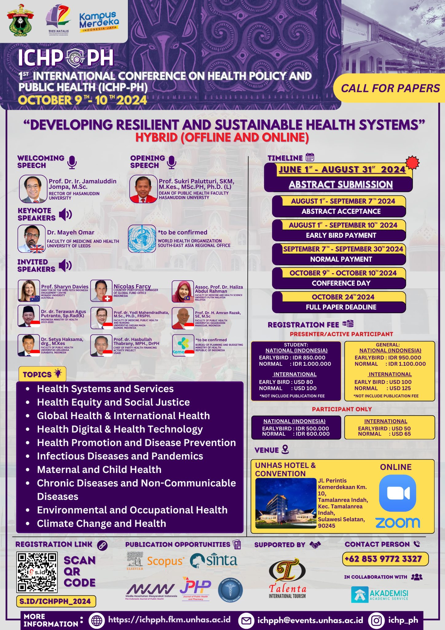 INTERNATIONAL CONFERENCE ON HEALTH POLICY AND PUBLIC HEALTH – THE 1ST ...